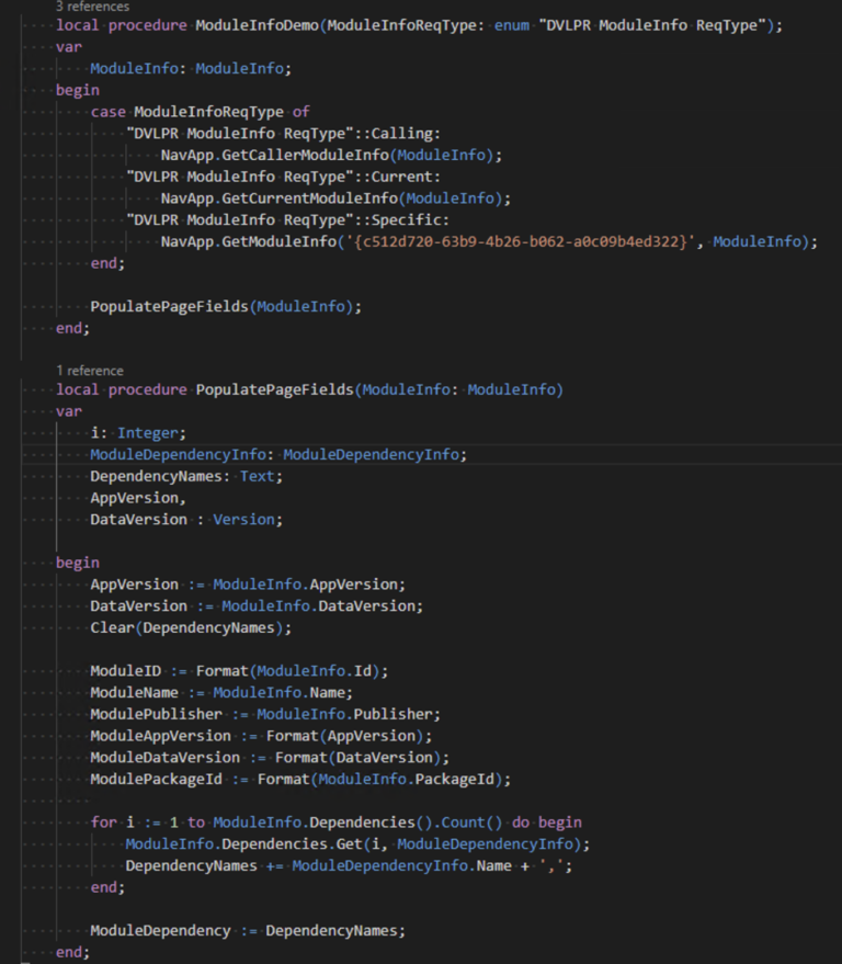 Business Central AL ModuleInfo – DvlprLife.com