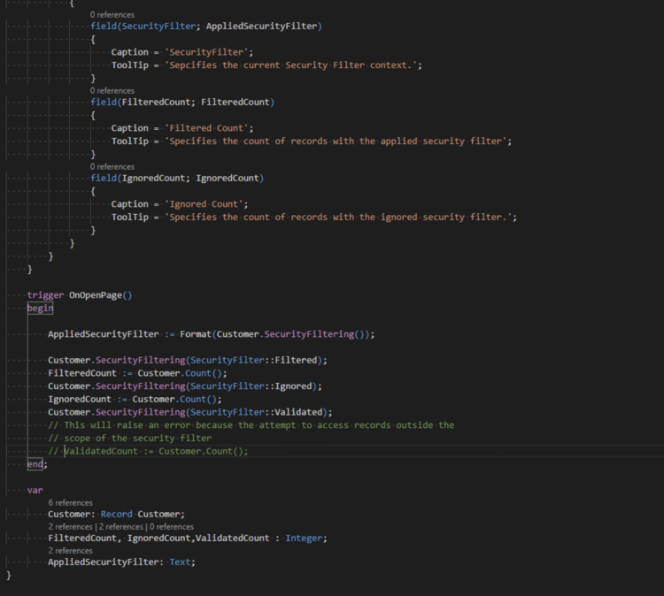 Dynamics 365 Business Central: SecurityFilter Option Type and Security ...