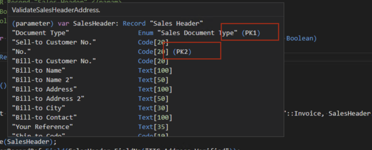 Dynamics 365 Business Central 2022 Wave 2 – See the primary key for table fields in IntelliSense ...