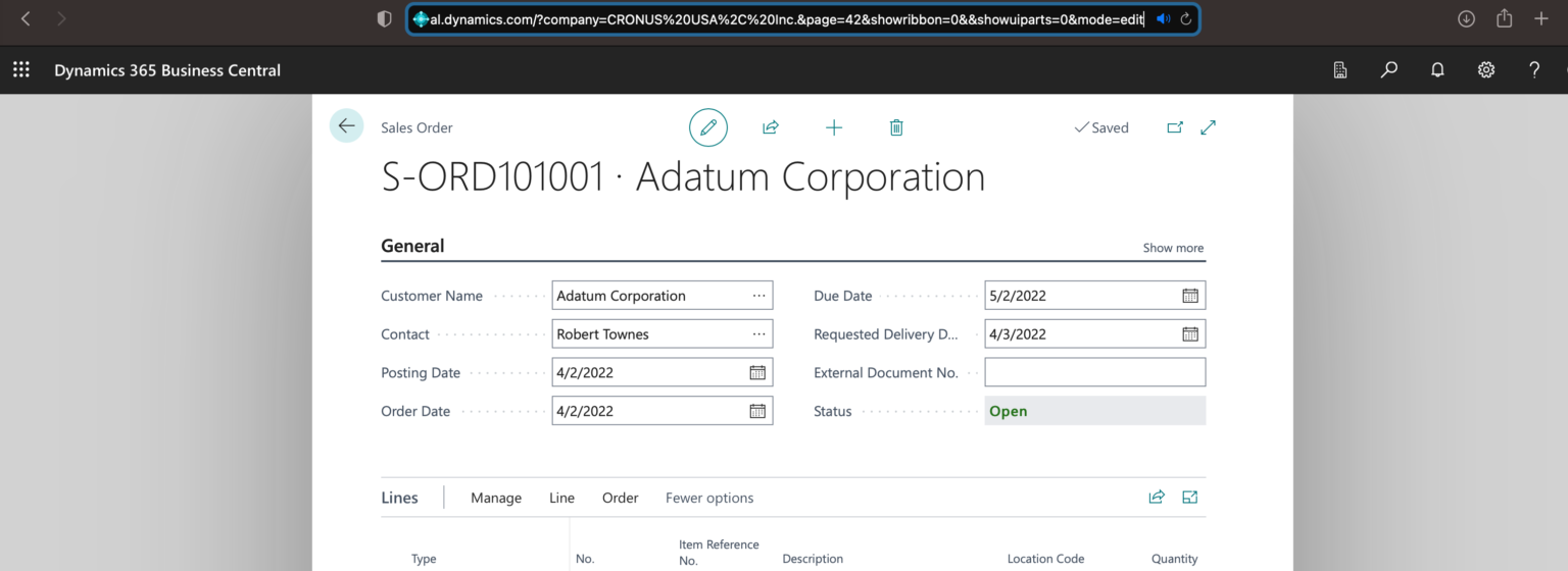 Dynamics 365 Business Central You Can Do More With Your Url
