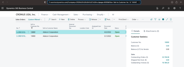 Dynamics 365 Business Central – you can do more with your URL ...