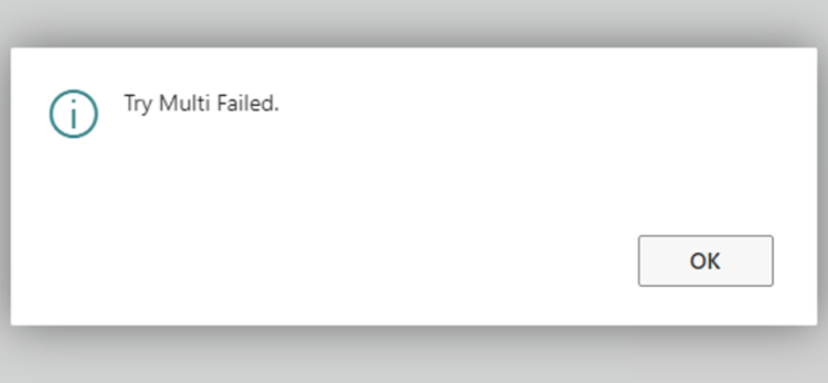 Dynamics 365 Business Central – TryFunction – DvlprLife.com