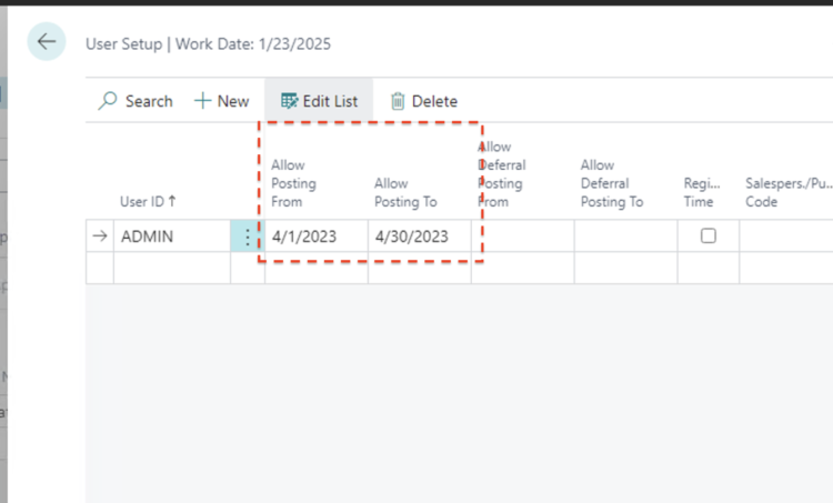 Real things I’m asked – Microsoft Dynamics 365 Business Central Posting Date is not within your ...