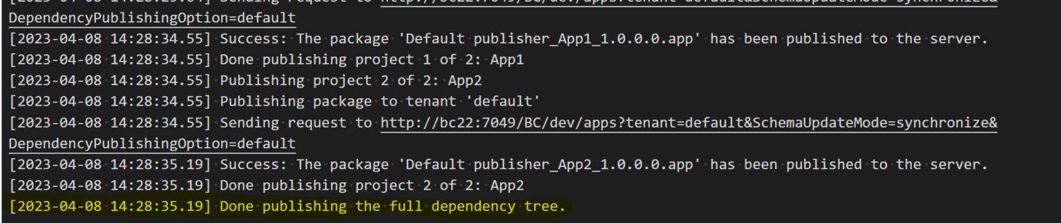 Dynamics 365 Business Central – AL: Publish full dependency tree for ...