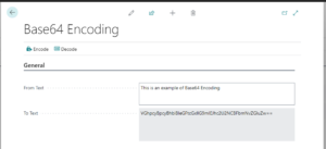 Microsoft Dynamics 365 Business Central – Base64 Encoding and Decoding ...