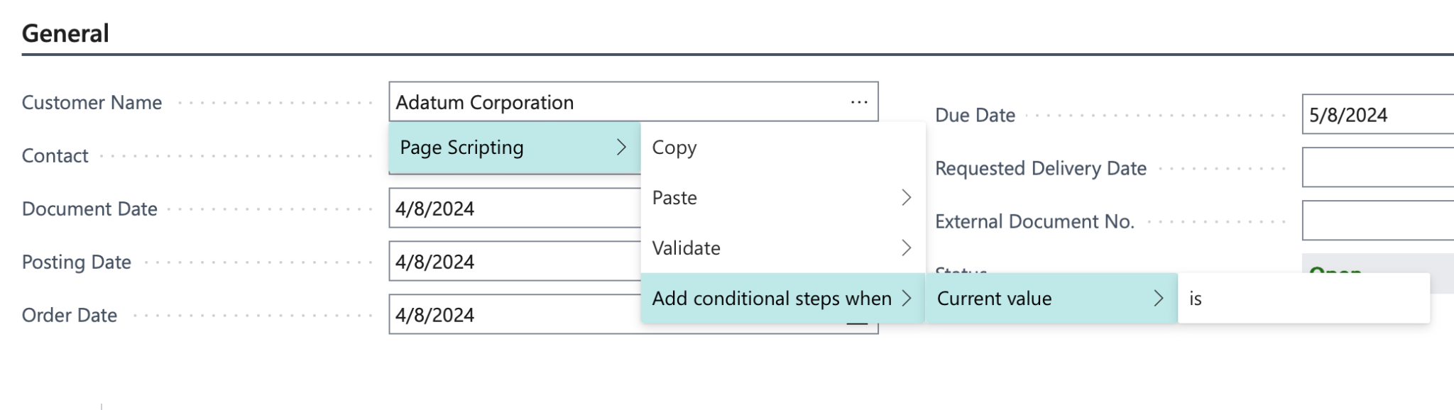 Dynamics 365 Business Central 2024 Wave 1 – In-client Page Scripting ...