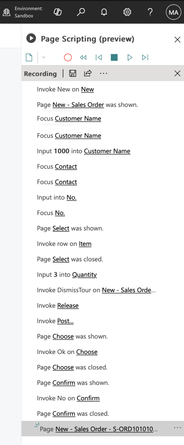 Dynamics 365 Business Central 2024 Wave 1 – In-client Page Scripting Tool – DvlprLife.com