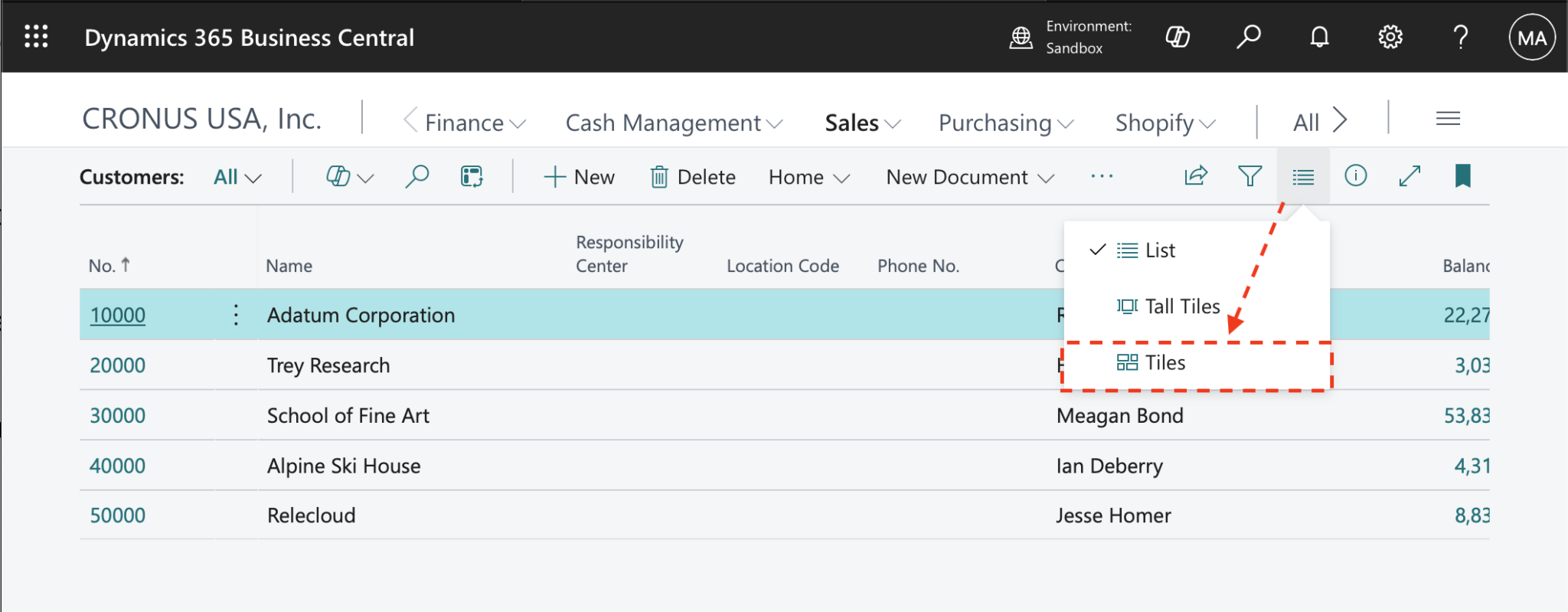 Putting down the Tiles in Microsoft Dynamics 365 Business Central ...