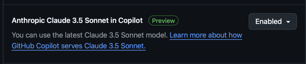 Real Things I’m asked: Enable Claude Sonnet in GitHub Copilot – DvlprLife.com