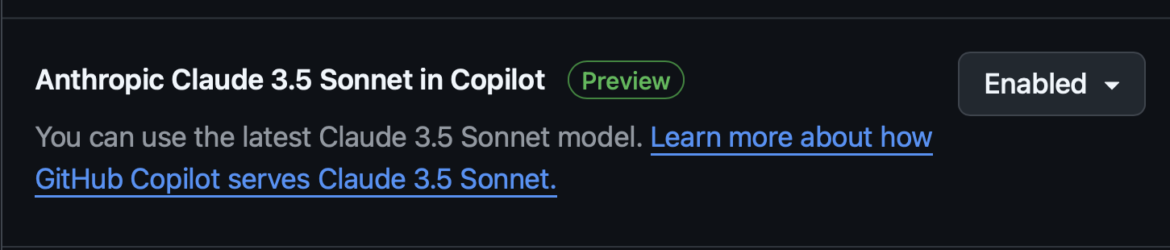 Real Things I’m asked: Enable Claude Sonnet in GitHub Copilot – DvlprLife.com